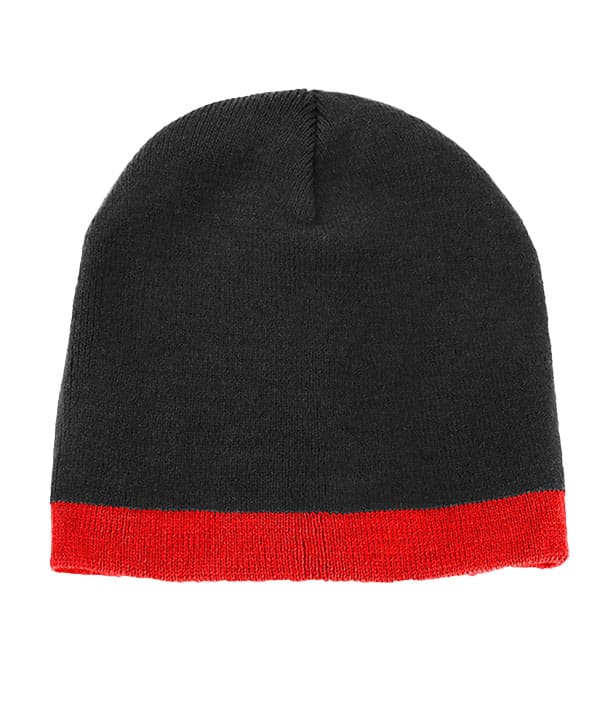 Acrylic Two-Tone Beanie - Grace Collection - AH097 - Red Octopus Custom ...